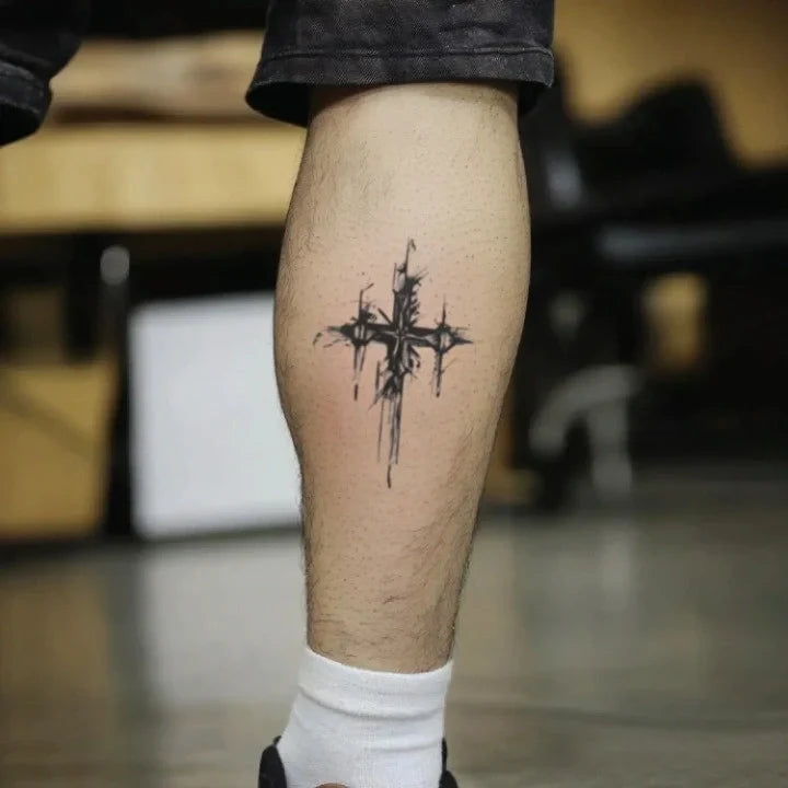 Leg Cross Tattoos
